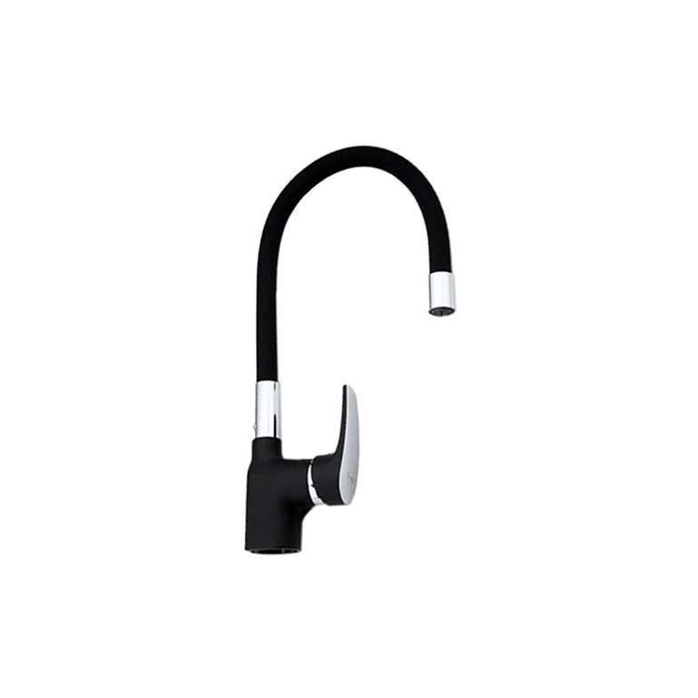 Смеситель для кухни Frap F4453-04 однорычажный с гибким изливом черный — купить в Москве: цена ...