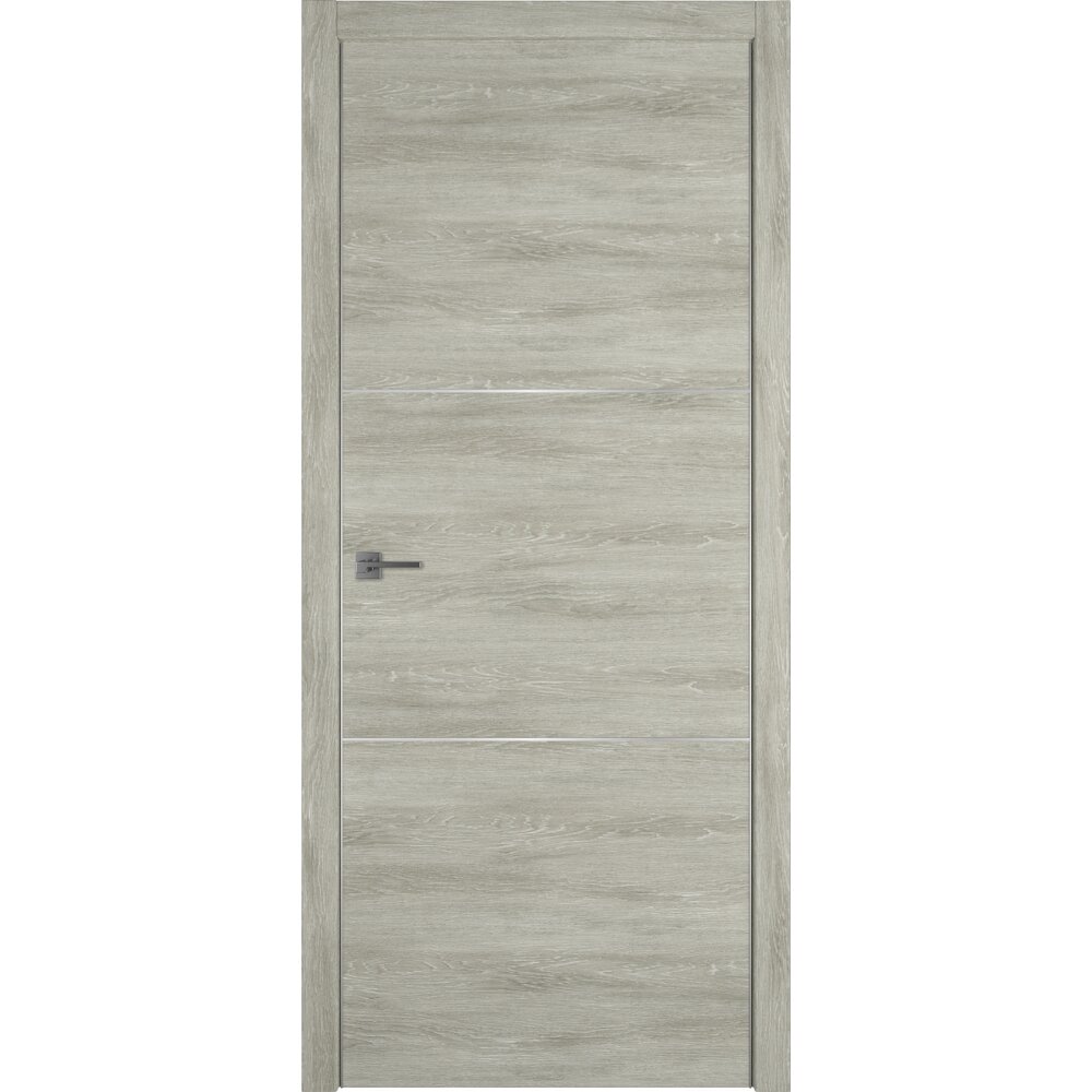 Дверное полотно VFD Urban 2 Lin Vellum Silver Mould SE светло-серое со ...