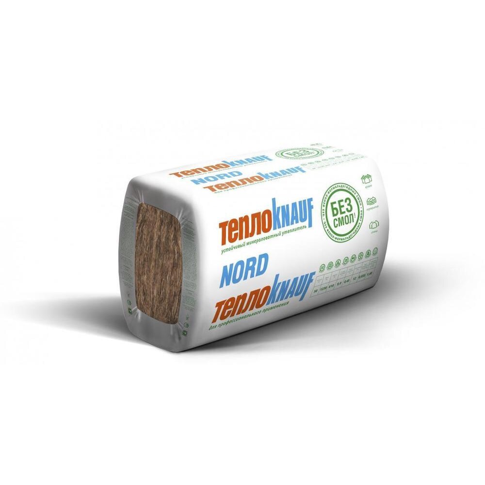 Утеплитель ТеплоКнауф Nord TS 032 Aquastatik 50х600х1230 мм 3,69 кв.м ...