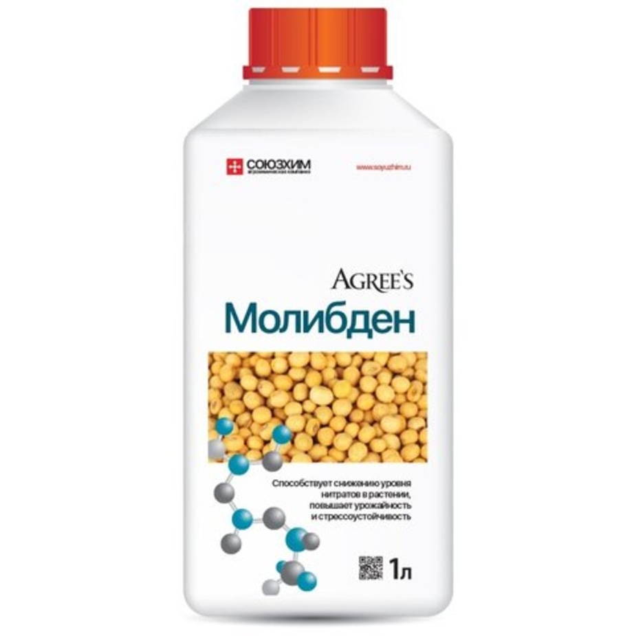 Удобрение жидкое органо-минеральное Молибден Агрис 1 л — купить в ...