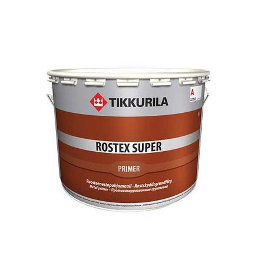 Грунт алкидный противокоррозионный Tikkurila Rostex Super светло-серый ...
