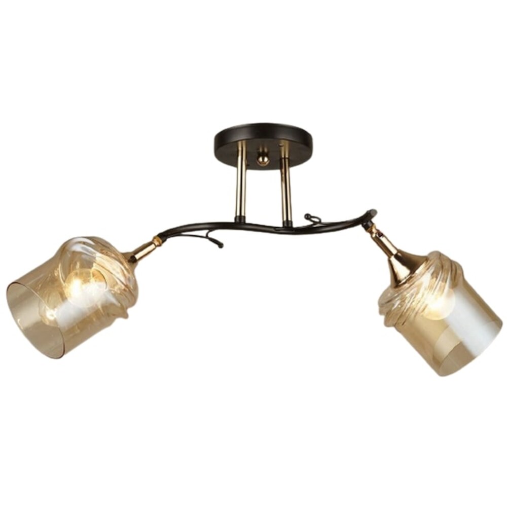 Люстра потолочная Мелодия света (P5530/2) E27 60 Вт 220 В кофейный ...