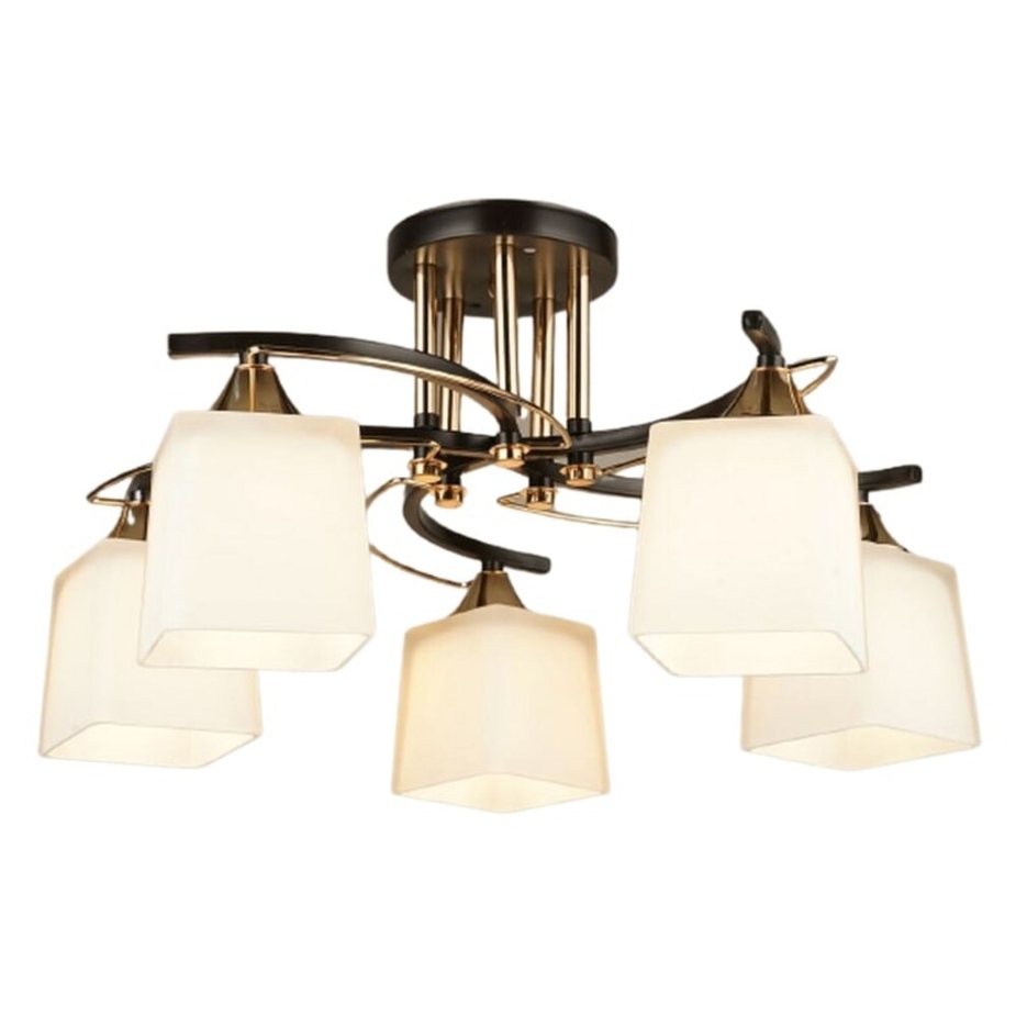 Люстра потолочная Мелодия света (P5535/5) E27 40 Вт 220 В кофейный ...