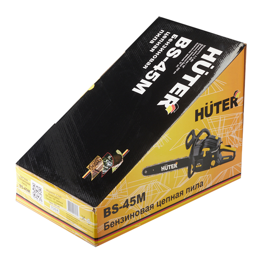 Бензопила Huter BS-45М (70/6/4) 3,1 л.с. 16" шаг 3/8" паз 1,3 мм 57 звеньев — купить в Петровиче ...