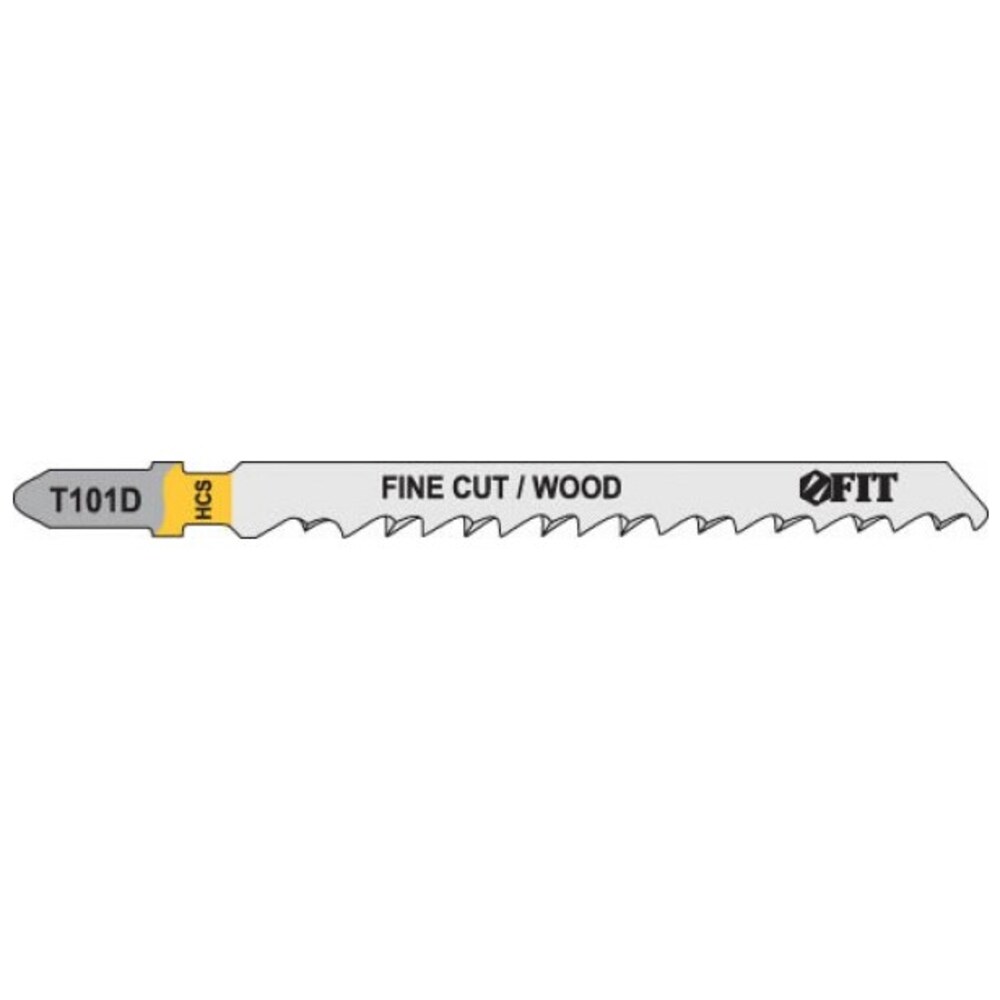 Пилки для лобзика Fit T101D (40950) по дереву L74 мм прямой рез (2 шт ...