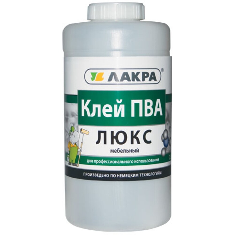 Клей ПВА Lakra Люкс мебельный 0,9 кг — купить в Петровиче в Москве ...