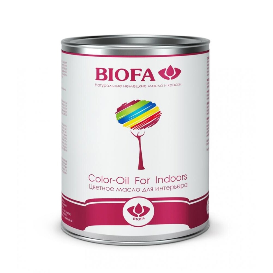 Масло для интерьера Biofa Color-oil 8535 стальное 0,125 л — купить в Петровиче в Санкт ...