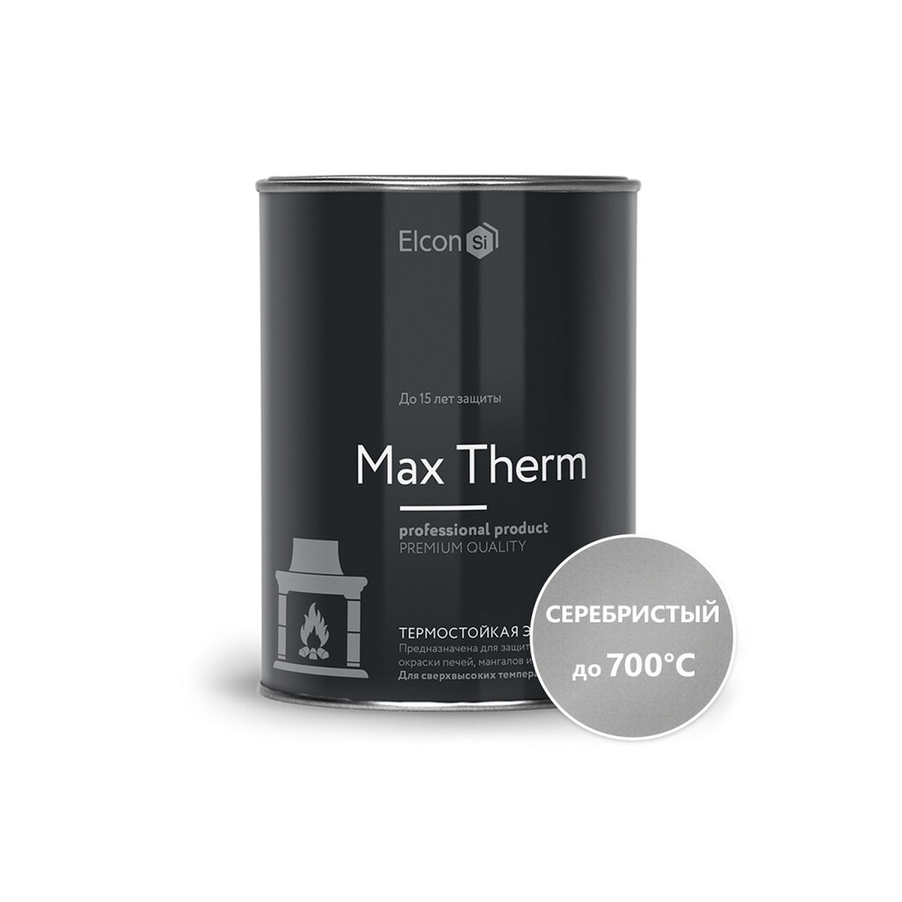 Эмаль термостойкая Elcon 700° серебристая 0,8 кг — купить в Петровиче в Санкт-Петербурге: цена ...
