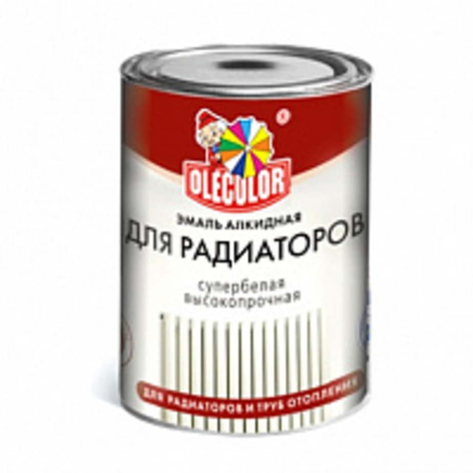Эмаль Olecolor для радиаторов белая 0,9 кг — купить в Петровиче в ...