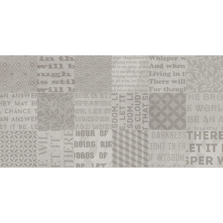 Плитка настенная Абба 300х600 мм серая Пэтворк (652151) — купить в ...