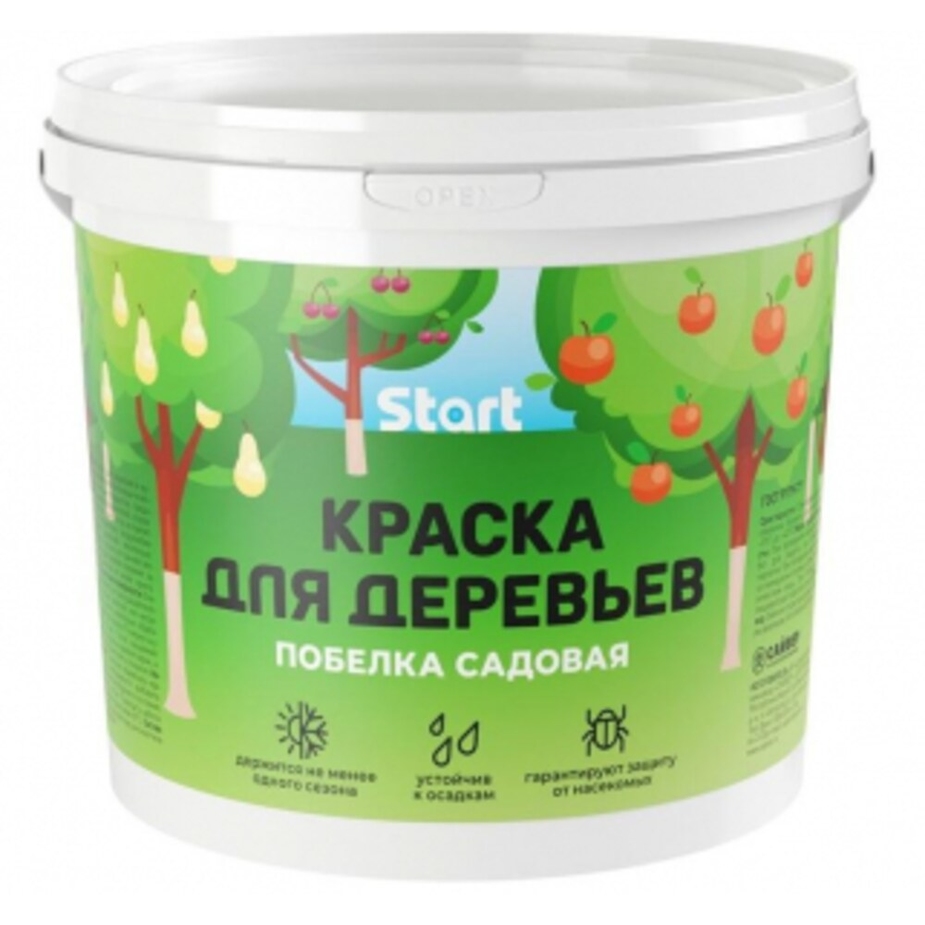 Краска для деревьев Start защитная 1,3 кг — купить в Петровиче в Санкт ...