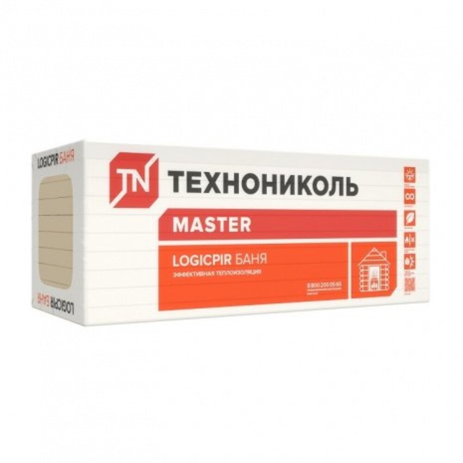 Плита теплоизоляционная Технониколь Logicpir Г1 30х590х1190 мм — купить ...