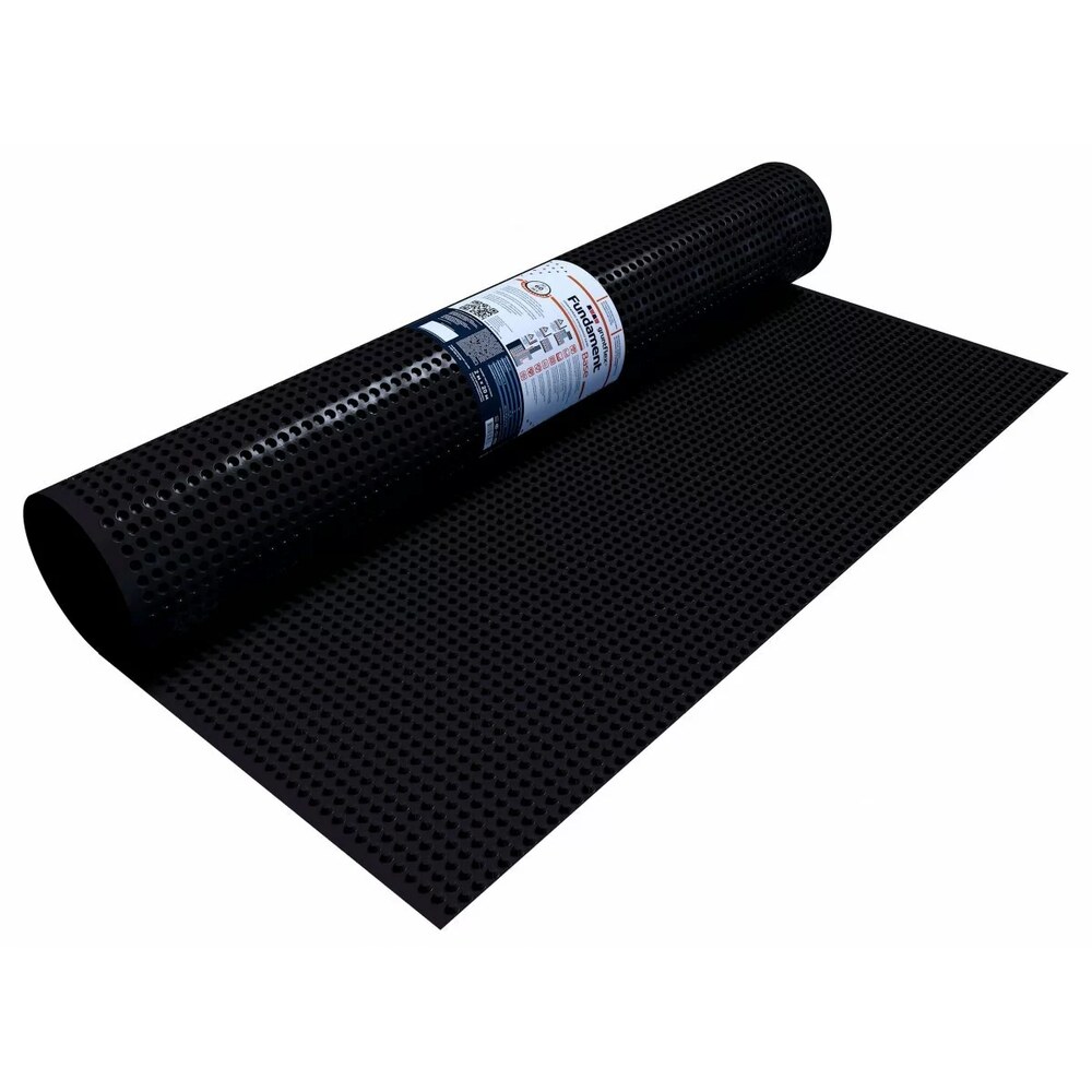 Профилированная мембрана Gruntflex Fundament Base 2x20 м высота шипа 8 ...