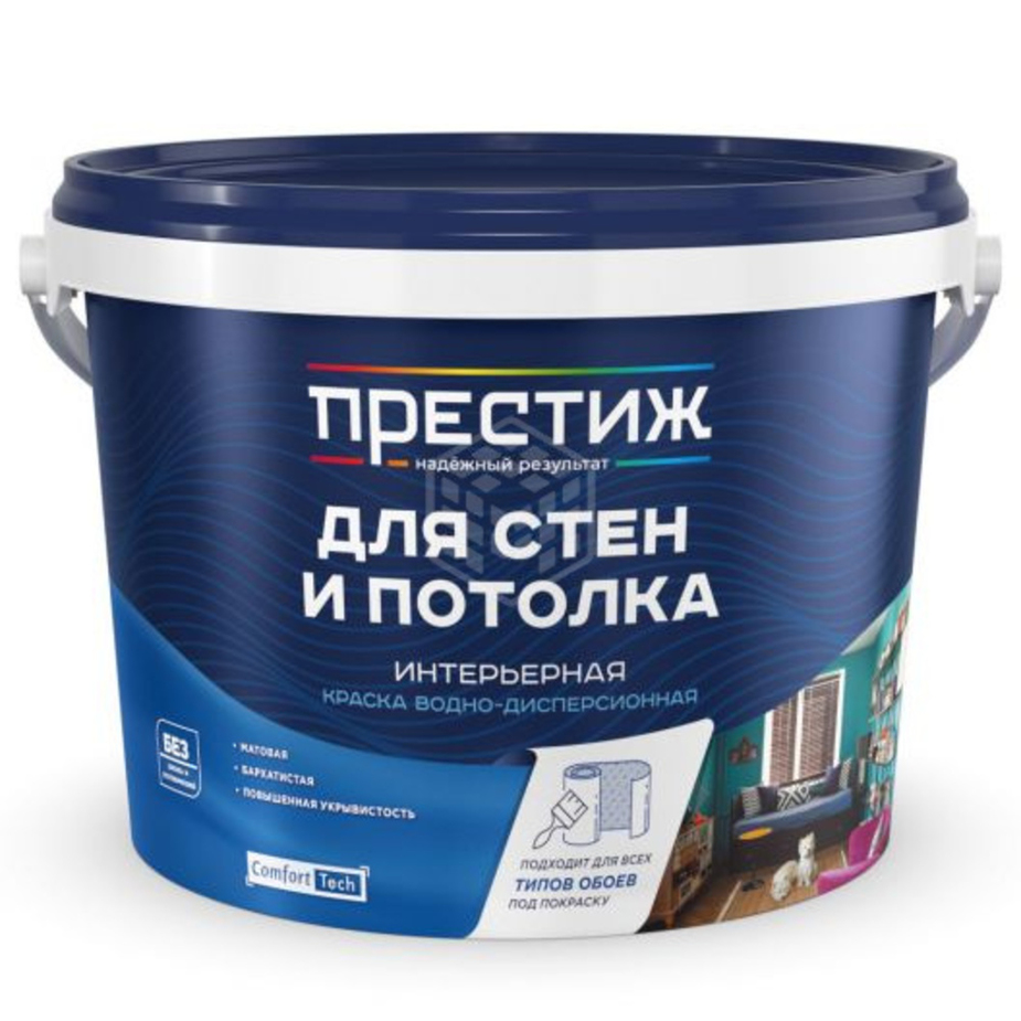 Краска водно-дисперсионная Престиж для потолка 4,5 кг — купить в ...
