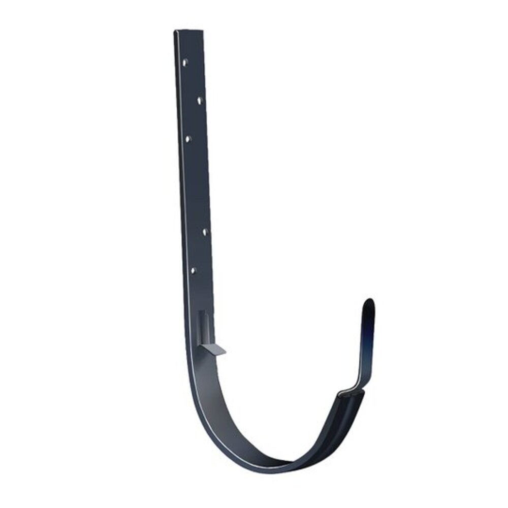 Кронштейн желоба длинный Оптима металлический d125 мм мокрый асфальт ...