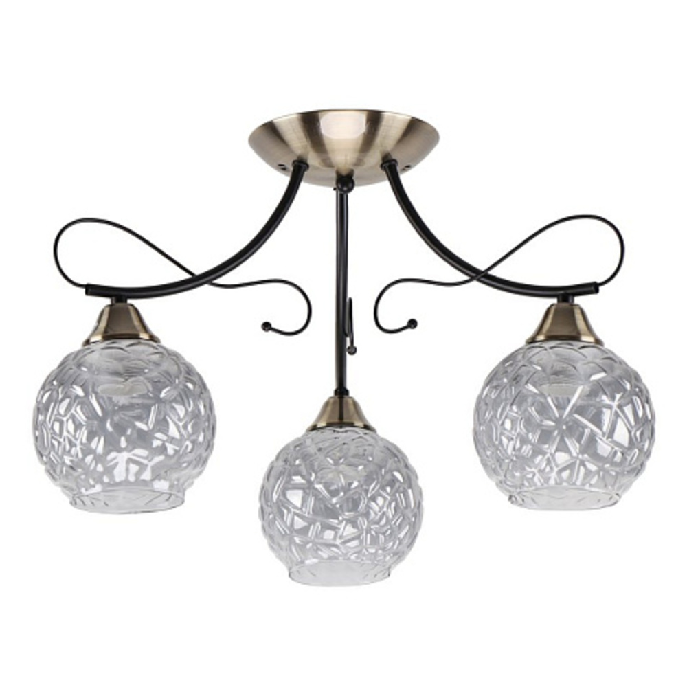 Люстра ЭкономСвет 91036/3AB+BK GR — купить в Москве: цены, характеристики, отзывы и фото в ...