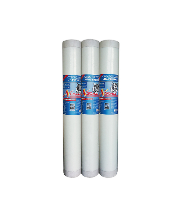 Стеклообои (стеклохолст) 1х50 м X-Glass паутинка 25 гр/м2 — купить в ...