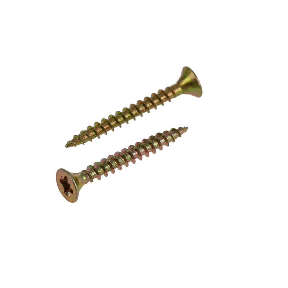 Саморезы универсальные 3,5x30 (200 шт) желтые - коробка с ок. Tech-Krep — купить в Санкт ...