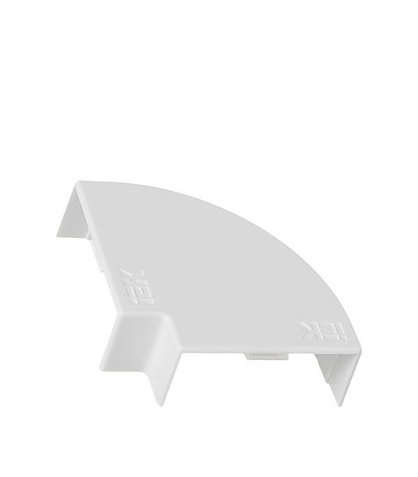 Плоский угол для кабель-канала 40х16 мм белый — купить в Москве: цены ...