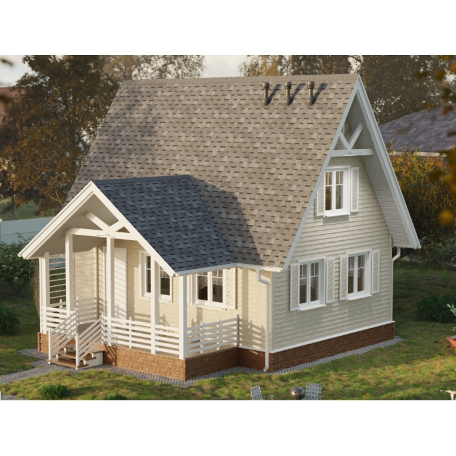 Черепица ламинированная Docke PIE многослойная DRAGON LUX Фладен 2,38 кв.м — купить в Петровиче ...