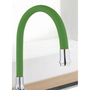 Излив смесителя для кухни Frap F7261 гибкий силиконовый зеленый ...