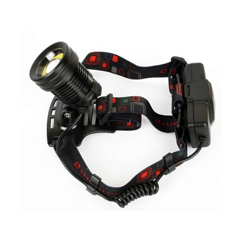 Фонарь налобный Ultraflash E1335, акк.2x18650, 2св/д, 4W, 300lm, 250м, фокус, 4 реж, металл ...