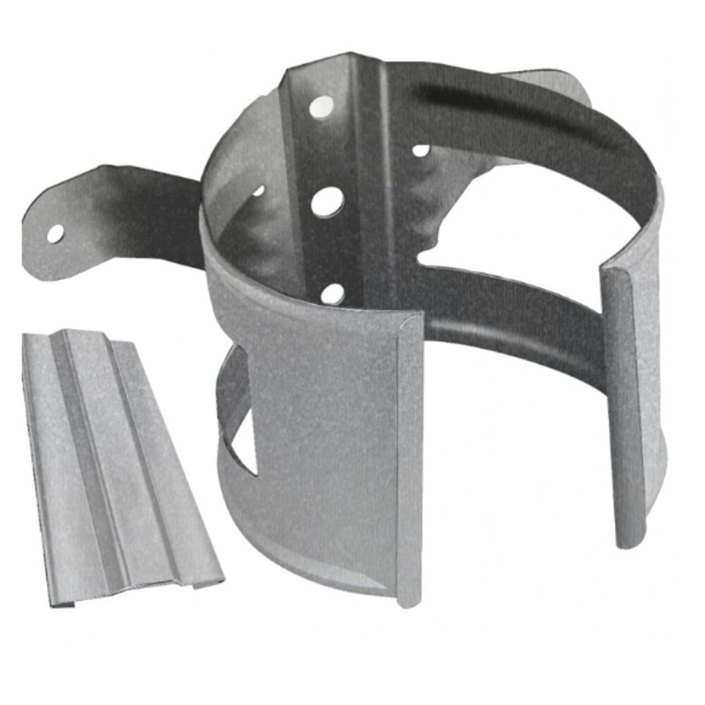 Хомут для труб Оптима на деревянную стену d90 мм оцинкованный — купить ...