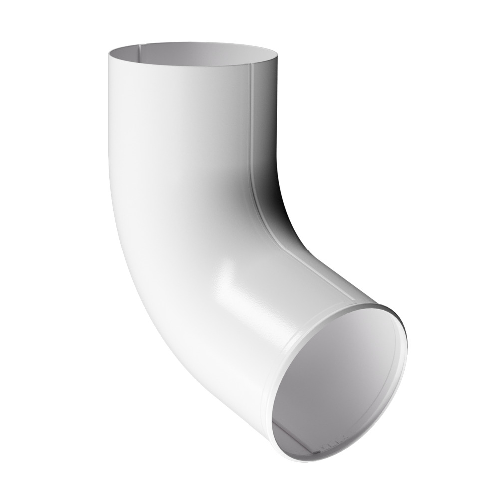 Отвод трубы Docke Stal Premium металлический d90 мм пломбир RAL 9010 — купить в Петровиче в ...