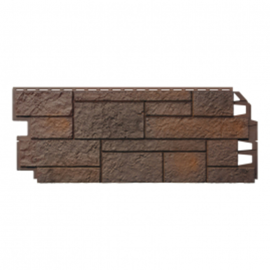 Панель фасадная VOX Solid Sandstone Dark Brown 1х0,42 м — купить в Петровиче в Санкт-Петербурге ...