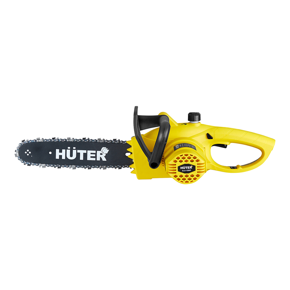 Электропила цепная Huter ELS-1500P (70/10/4) 1500 Вт 12" шаг 3/8" паз 1,3 мм 45 звеньев — купить ...