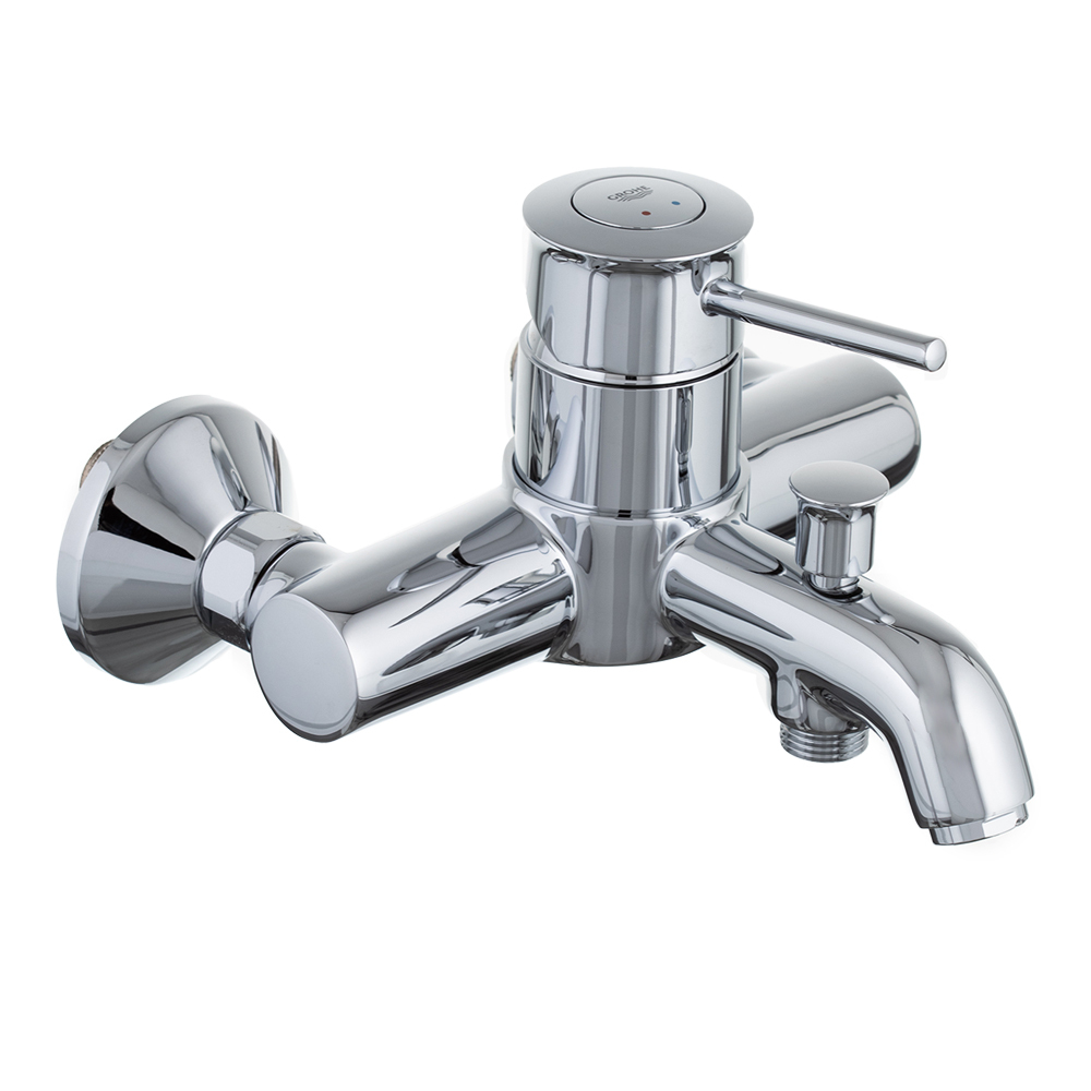 Смеситель для ванны и душа GROHE BauClassic 32865000 с коротким изливом ...