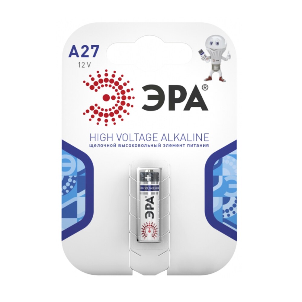 Батарейки ЭРА A27-1BL SUPER Alkaline C0038442 — купить в Петровиче в ...