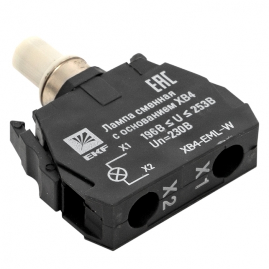Лампа сменная EKF PROxima ХВ4 230 В IP40 с основанием белая (XB4-EML-W) — купить в Петровиче в ...