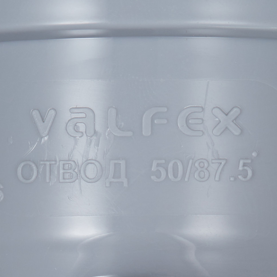 Отвод Valfex d50 мм 87° пластиковый для внутренней канализации — купить в Петровиче в Санкт ...