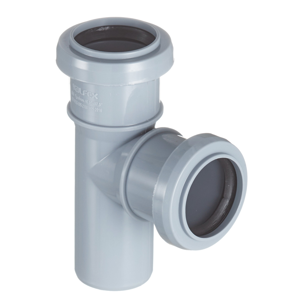 Тройник Valfex d40 мм 87° пластиковый для внутренней канализации — купить в Москве: цены ...
