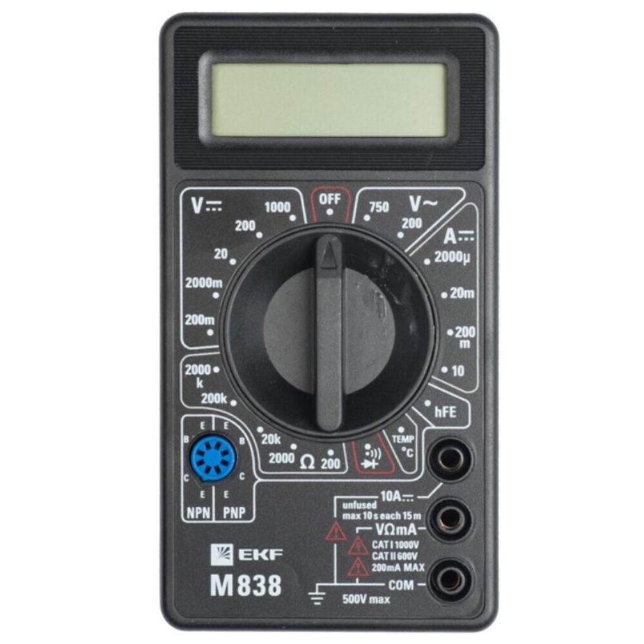 Мультиметр портативный EKF Master (In-180701-bm838) M838 — купить в ...