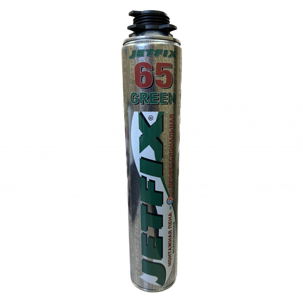 Пена монтажная профессиональная Jetfix 65 Green всесезонная 800 мл — купить в Петровиче в Москве ...