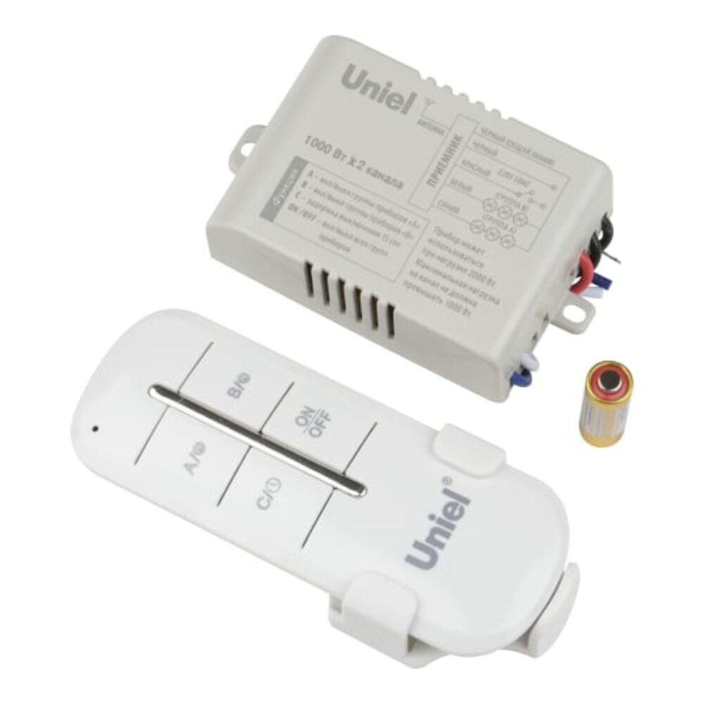 Пульт управления светом Uniel UCH-P005-G2-1000W-30M 2 канала х 1000 Вт ...