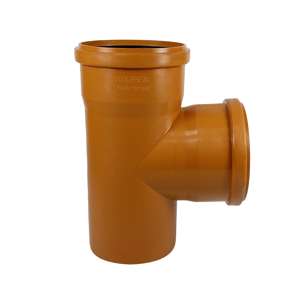 Тройник Valfex d110 мм 87,5° пластиковый для наружной канализации — купить в Петровиче в Санкт ...