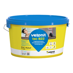 Гидроизоляция полимерная Vetonit Weber.tec 822 серая 24 кг — купить в ...