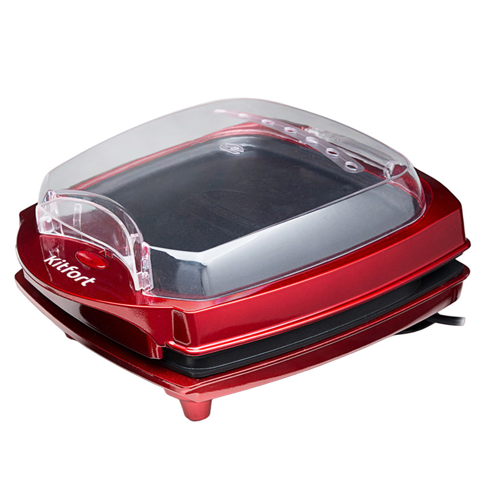 Электрогриль Kitfort КТ-1610 красный/черный — купить в Санкт-Петербурге ...