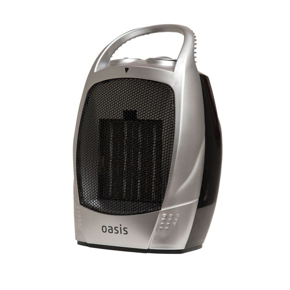 Тепловентилятор электрический Oasis КS-15R керамический 1500 Вт с термостатом серый — купить в ...