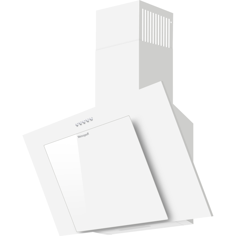 Кухонная вытяжка наклонная Weissgauff Sigma 60 см белая (Sigma 60 PB WH ...