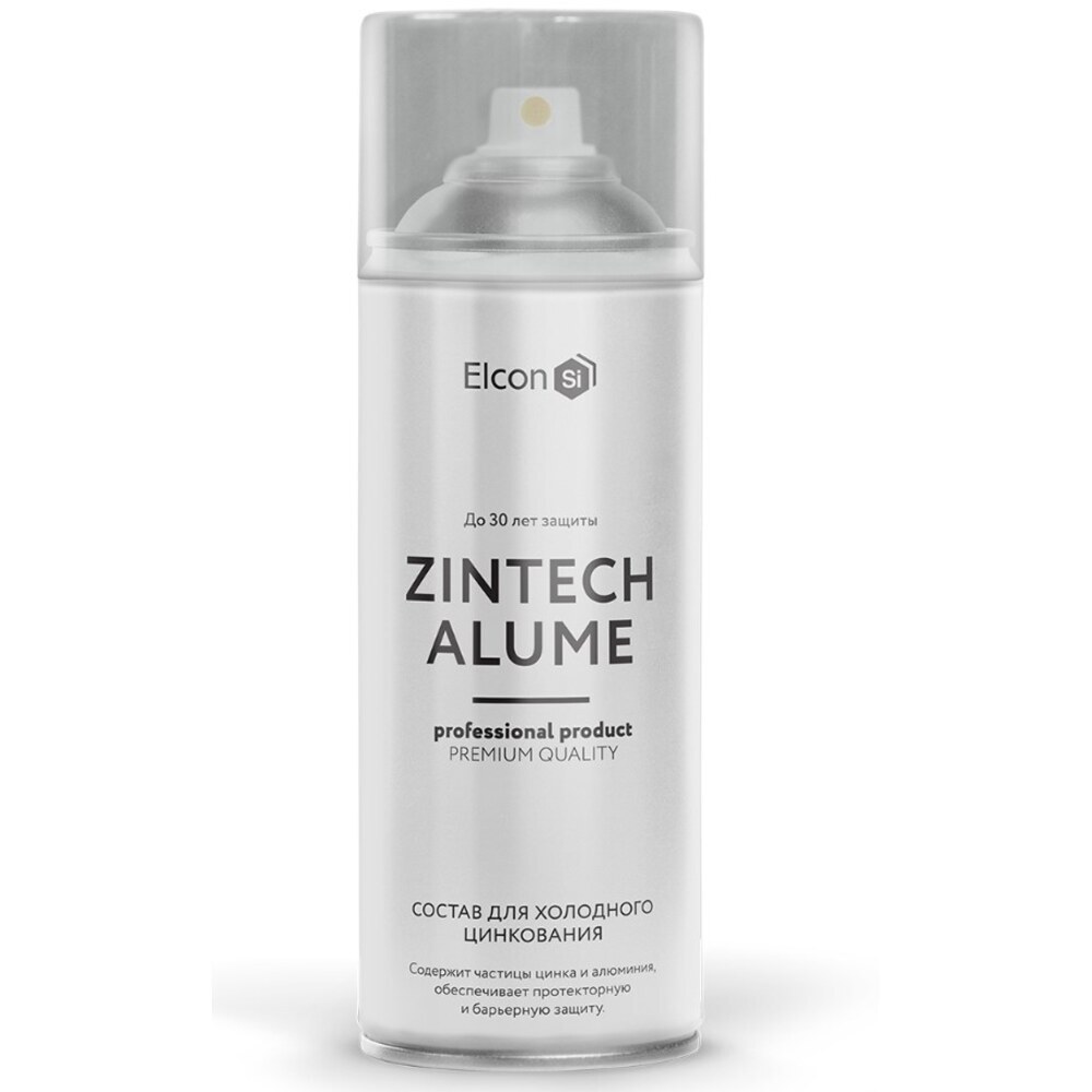 Грунт-эмаль цинконаполненная Elcon Zintech Alume 520 мл аэрозоль — купить в Санкт-Петербурге ...