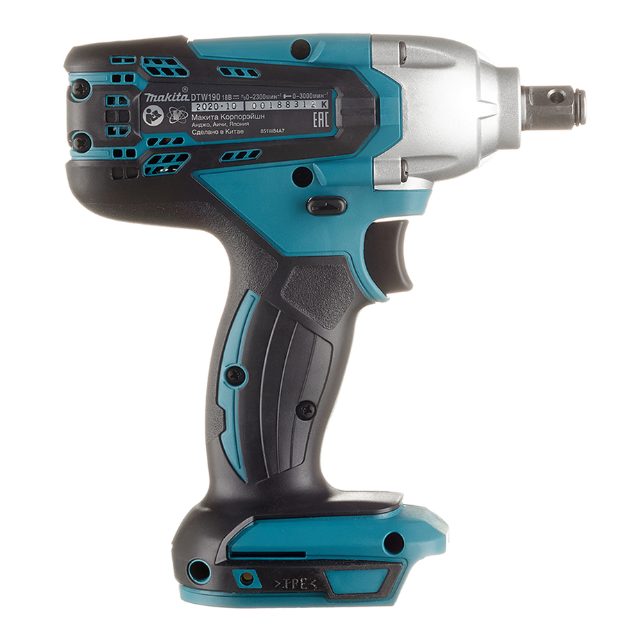 Гайковерт аккумуляторный ударный Makita DTW190Z 18В Li-Ion без АКБ и ЗУ ...