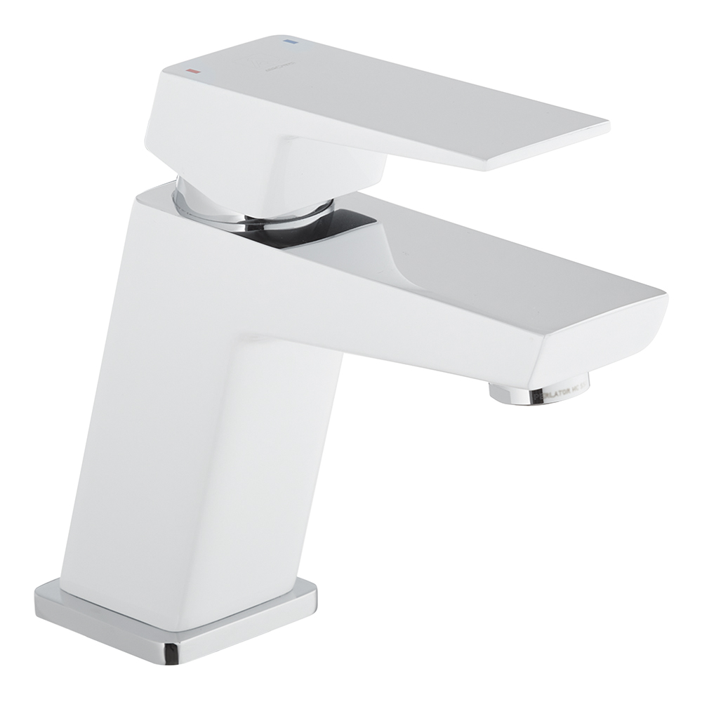 Смеситель для умывальника ARGO Grano 35-04P Grano White однорычажный белый/хром — купить в ...