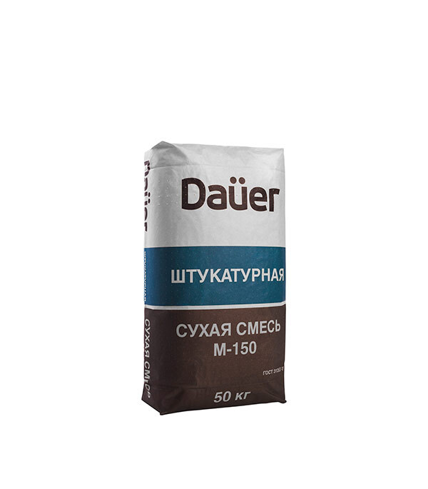 Смесь цементно-песчаная (ЦПС) М150 DAUER штукатурная 50 кг — купить в ...