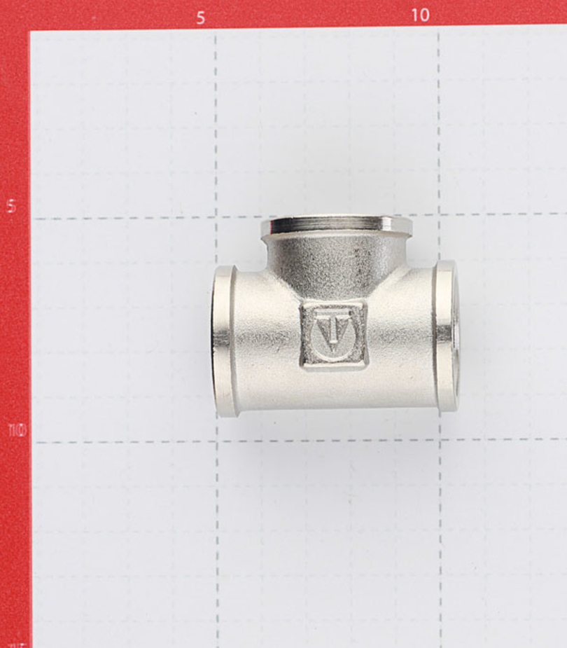 Тройник Valtec (VTr.130.N.0005) 3/4 ВР(г) х 3/4 ВР(г) х 3/4 ВР(г ...