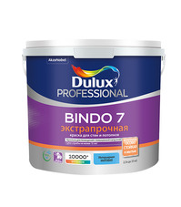 Краска моющаяся Dulux Bindo 7 экстрапрочная база BС бесцветная 9 л — купить в Петровиче в Москве ...