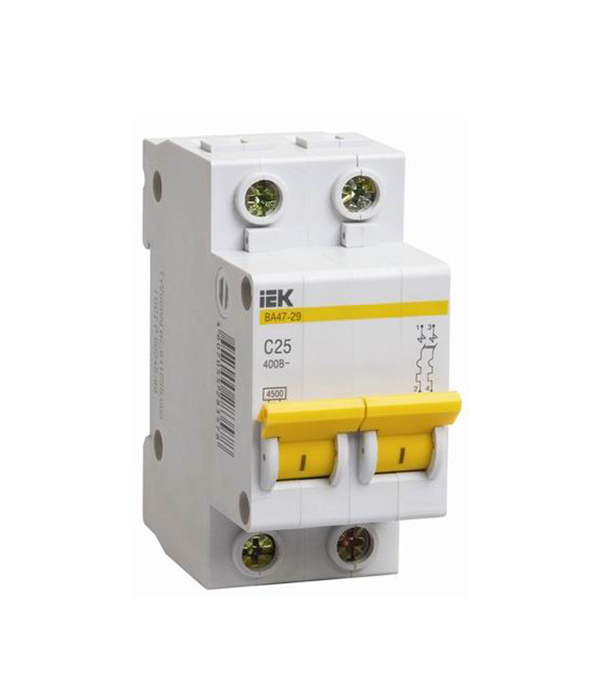 Автоматический выключатель ИЭК ВА 47-29 2P 40А тип С 4.5кА — купить в Петровиче в Санкт ...